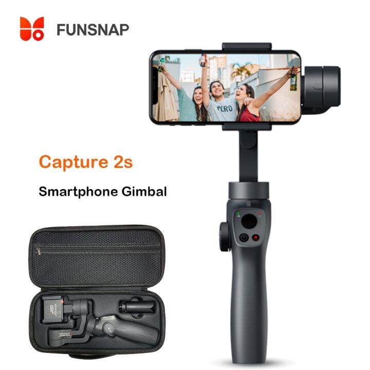 Funsnap Capture 2S 3-Axis Handheld Gimbal Stabilizer Focus Pull & Zoom ...