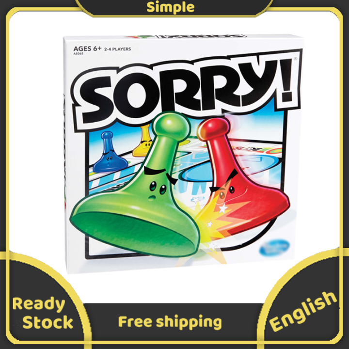 Sorry！Board Game Funny Colorful Chess Ludo Kid Game | Lazada