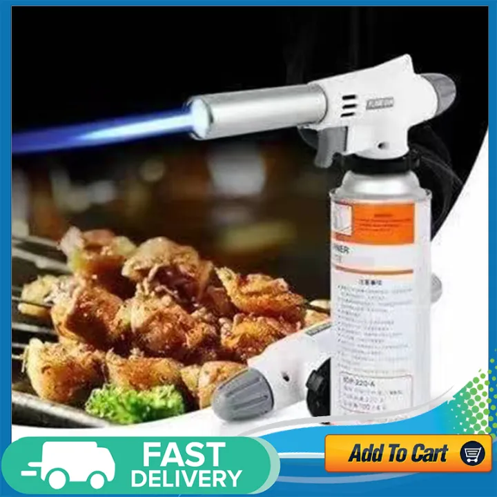 HIGH QUALITY Flame Gun Butane Torch Electron Strike Auto Ignition ...