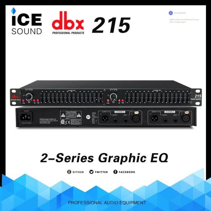 DBX EQ 215 /131 2-Series Graphic Equalizer DUAL 15 Band | Lazada PH