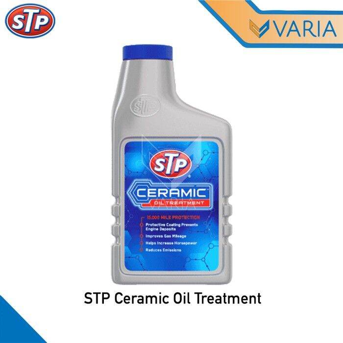 STP Ceramic Oil Treatment 443 ml Aditif Oli Mesin Bensin Diesel ...