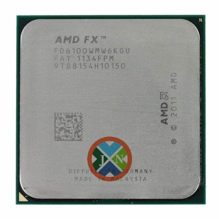 AMD FX-Series FX 6100 FX6100 3.3 Ghz Six-Core Six-Thread CPU Processor ...