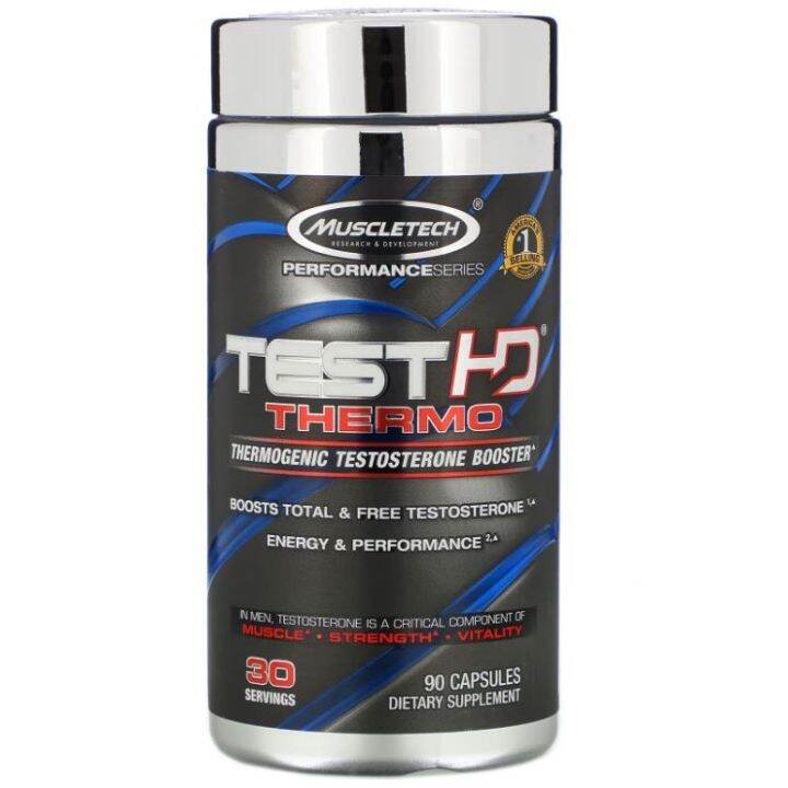 MUSCLETECH Performance Series Test HD Thermo Testosterone Booster ...