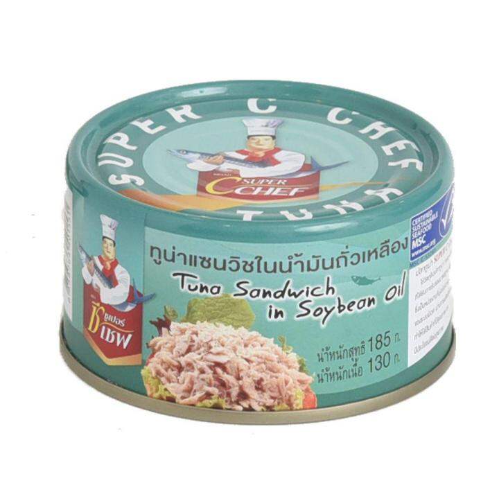 (แพ็ค 6) Super C Chef Tuna Sandwich ใน Soybaen Oi | Lazada.co.th