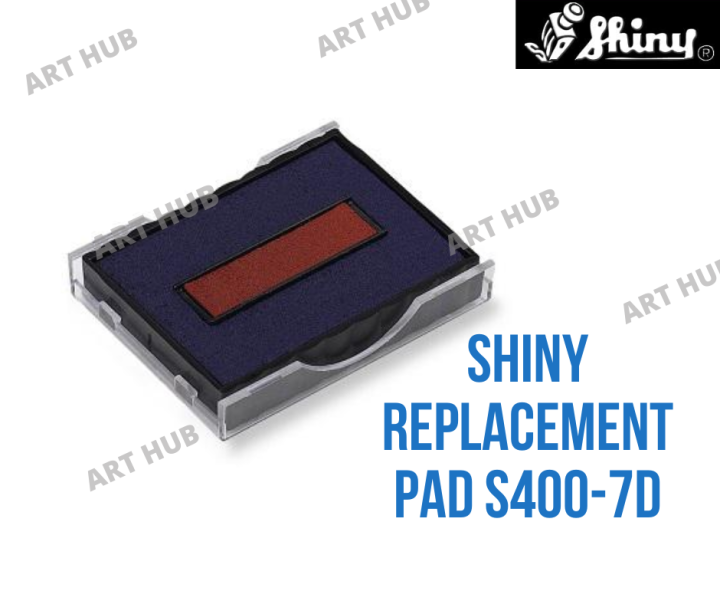 ART HUB SHINY Replacement Ink Pad (S-400-7D) for Stamp S-401 and S-402 ...