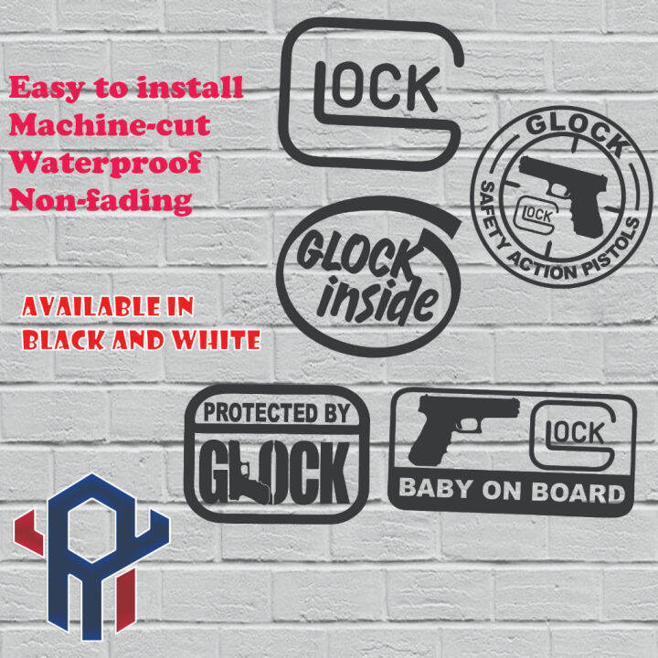 Glock sticker design for car and motorcycle | Lazada PH