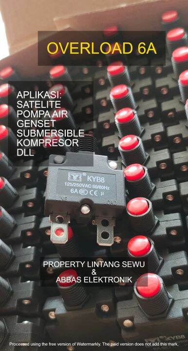 OVERLOAD SATELITE POMPA AIR KOMPRESOR JENSET CIRCUIT BREAKER THERMAL ...