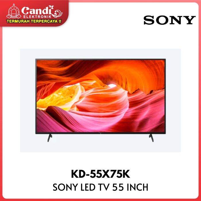 SONY 4K Ultra HD Smart TV Led 55 Inch KD-55X75K | Lazada Indonesia