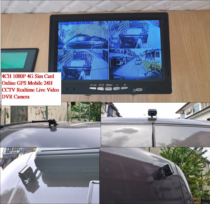 Leon Maxus V80 Caravan Campervan Motorhome RV 4CH 1080P 4G Sim Card ...