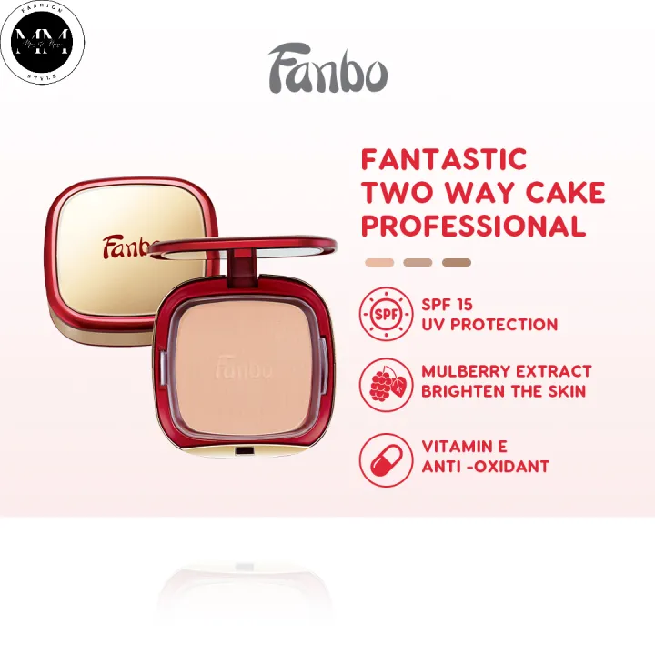 [MM] FANBO Fantastic Two Way Cake Professional | Bedak Compact_F-FB095 ...