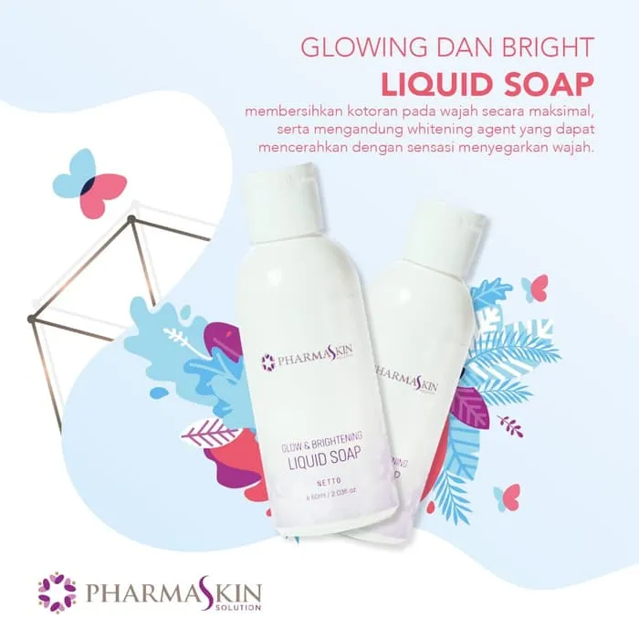 pharmaskin solution Facial wash glow | Lazada Indonesia