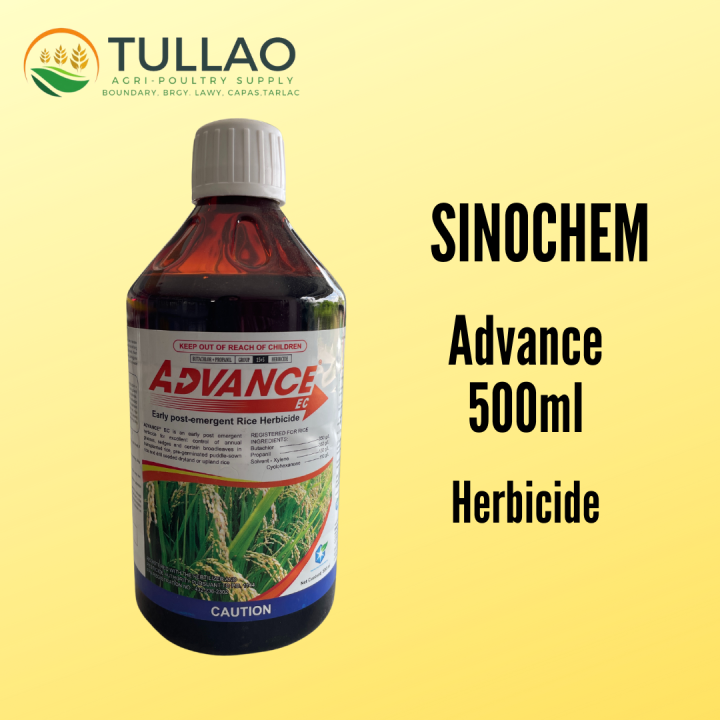 SINOCHEM Advance EC 500ml Butachlor + Propanil Herbicide | Lazada PH