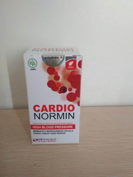 CARDIONORMIN ASLI ORIGINAL - OBAT CARDIO NORMIN ATASI HIPERTENSI STROKE / OBAT JANTUNG AMAN ...