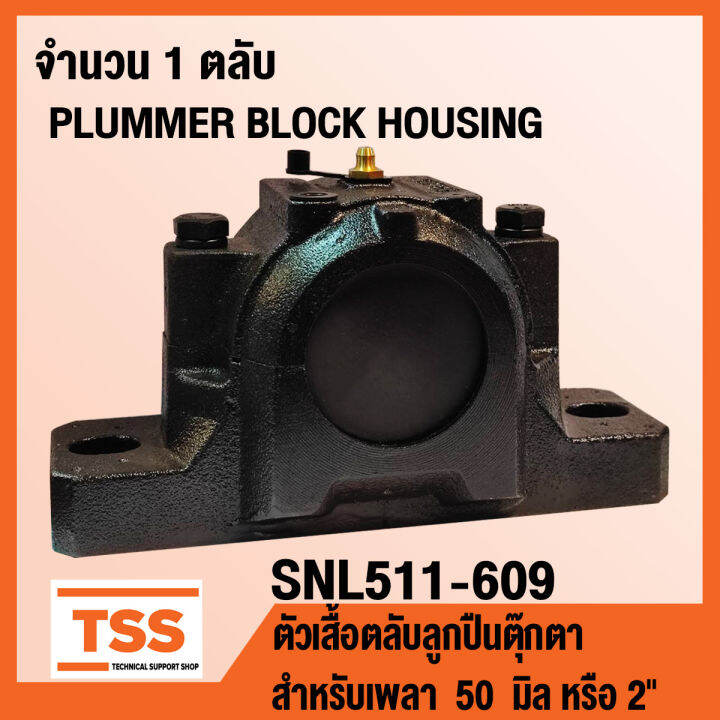 พลัมเมอร์บล็อค ตลับลูกปืนตุ๊กตา HOUSING SNL511-609 เฉพาะตัวเสื้อ ...