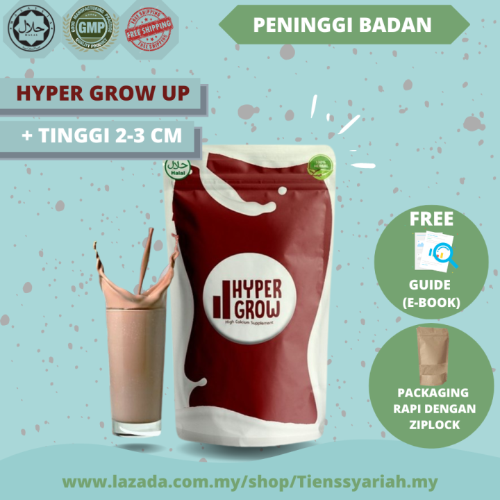 SUSU PENINGGI BADAN HYPER GROW UP TERBAIK supplement ubat tinggi badan ...