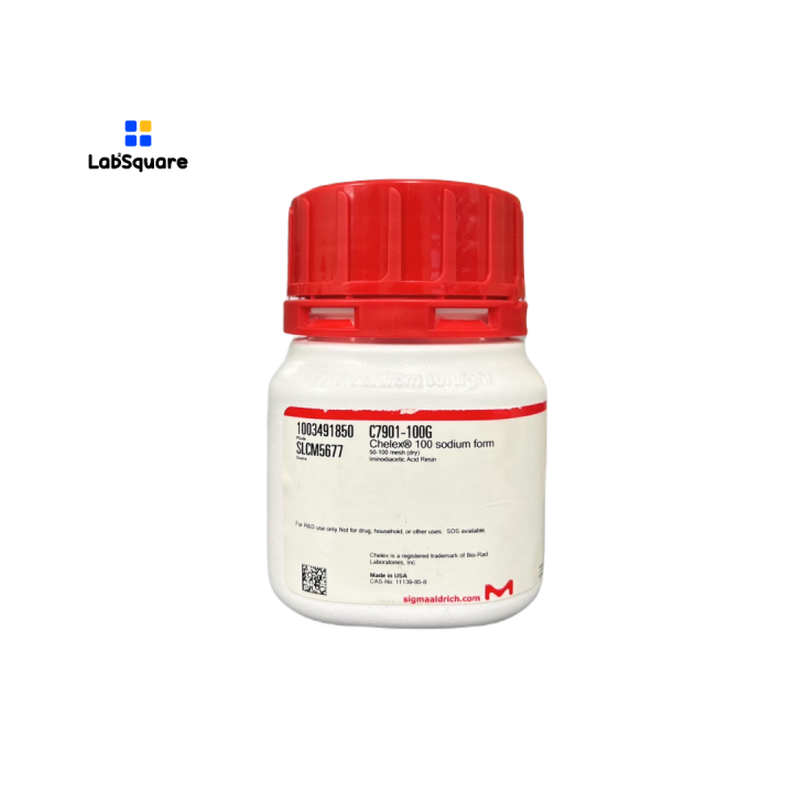 Chelex 100 sodium form 100g. #C7901 , Sigma-Aldrich | Lazada.co.th