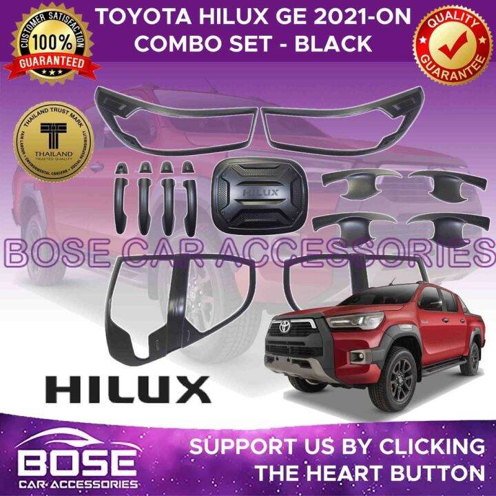 Garnish Set Combo Set for Toyota Hilux G E ONLY 2021 2022 2023 Model ...