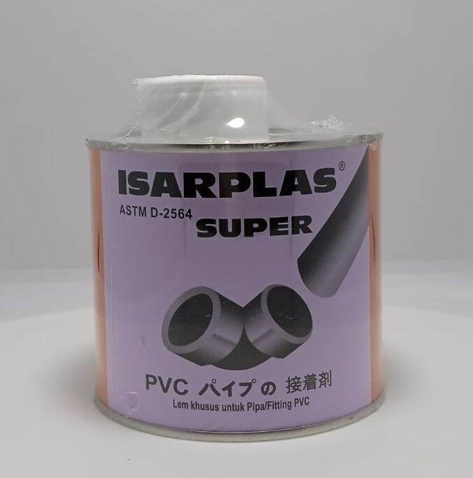 Lem Pipa Isarplas Kaleng 400gr / Lem Paralon PVC Kaleng / Lem Pipa ...