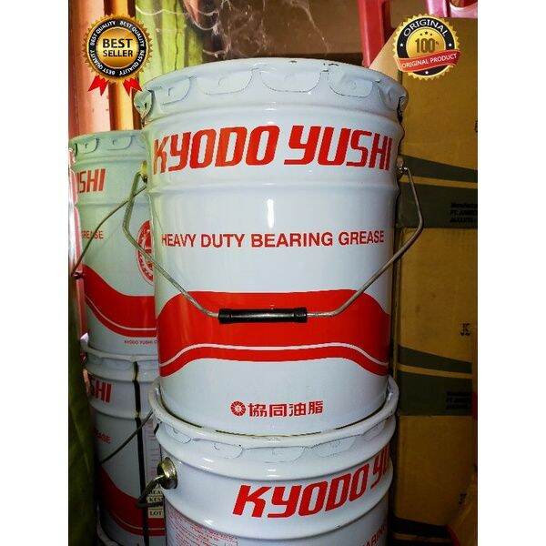 BEARING GREASE KYODO YUSHI 15KG HEAVY Duty Minyak Gemuk / Pelumas / Stempet Serbaguna / GEMUK ...