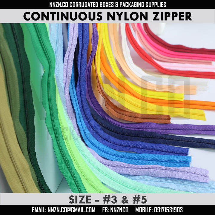 NNZN Nylon Continuous Zipper Collection B - Sold Per Yard | Lazada PH
