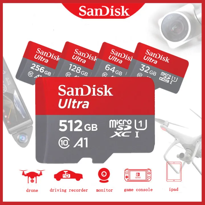 SanDisk Ultra Memory SDHC A1 Series UHS-I Class 10 up to 120MB/s 32GB ...