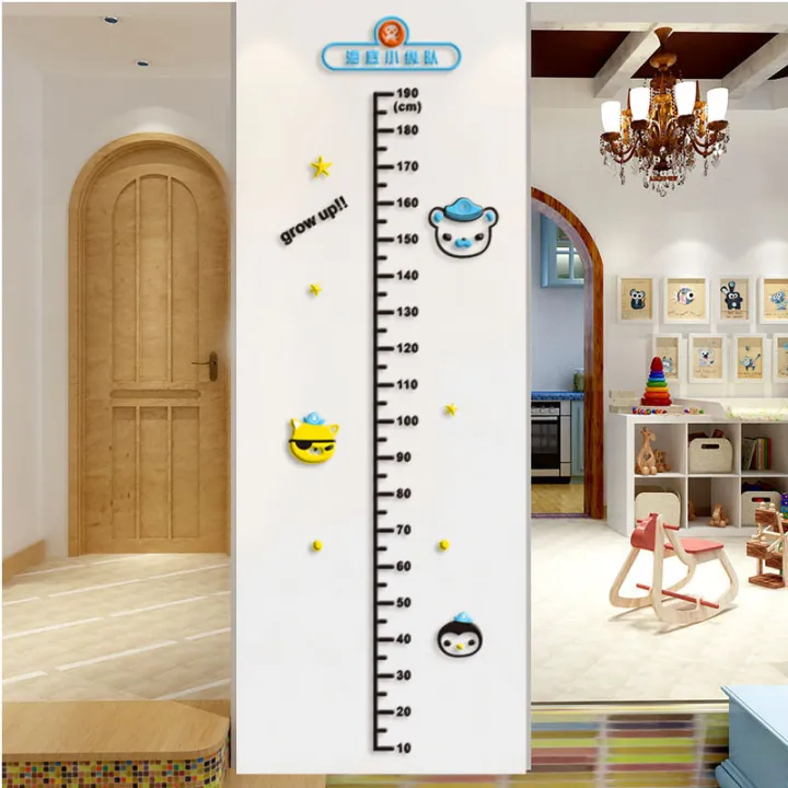 Octonauts Children Measure Height Wall Stickers Children's Room ...