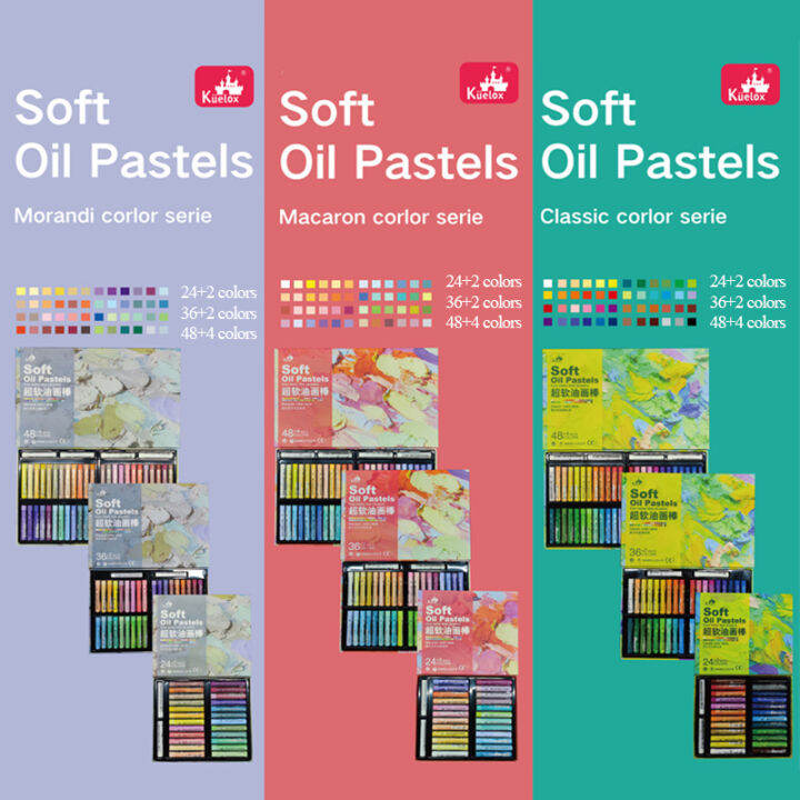 Kuelox Professional Super Soft Oil Pas Drawing Painting Heavy Color Oil ...