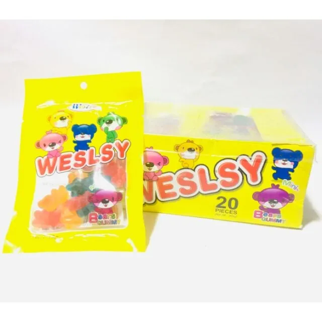 weslsy gummy bear candy 20pcs per box | Lazada PH