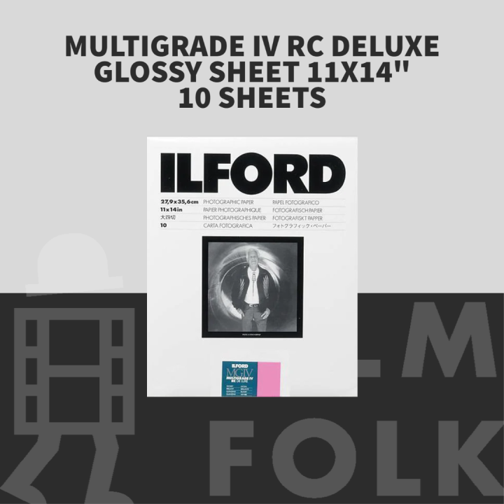 ILFORD MULTIGRADE IV RC DELUXE GLOSSY SHEET 11X14" 10 SHEETS | Lazada PH