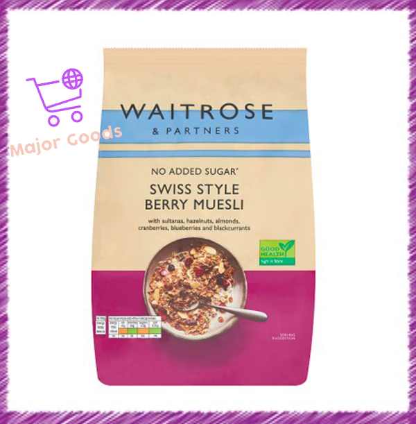 Waitrose Swiss Style No Added Sugar Berry Muesli 750g | Lazada