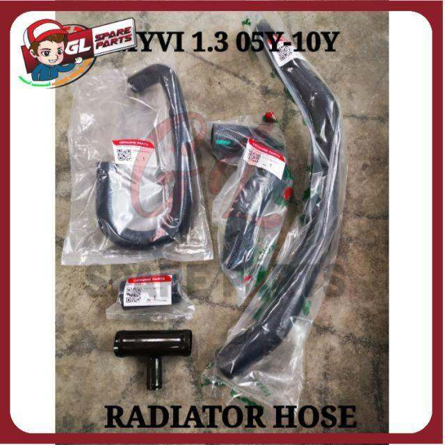 RADIATOR HOSE SET (ORIGINAL) PERODUA MYVI 1.3,ALZA 1.5,MYVI LAGIBEST 1. ...
