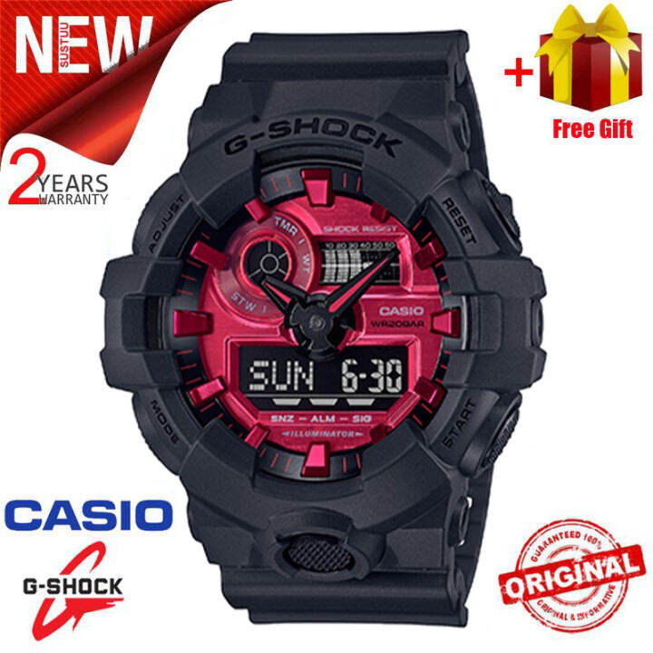 G Shock GA700 Men Sport Watch Dual Time Display Water Resistant ...
