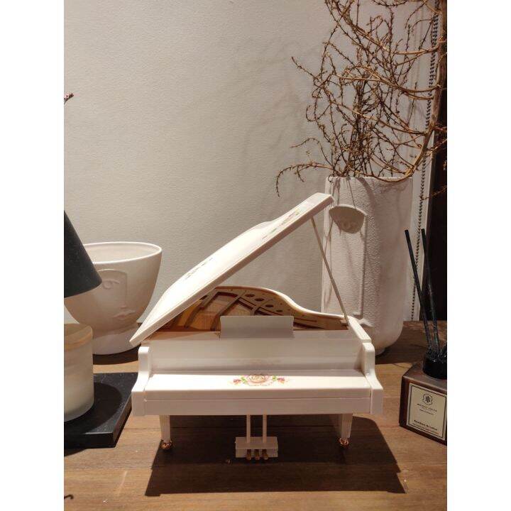 ♞EXTRA LARGE CLASSICAL MUSICAL Grand Piano with MUSIC DANCING BALLERINA ...