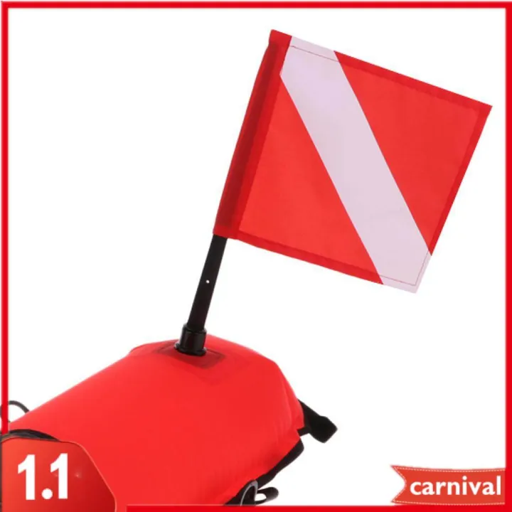 Moon AURORA Scuba Diving Inflatable Surface Marker Buoy Float with Dive ...