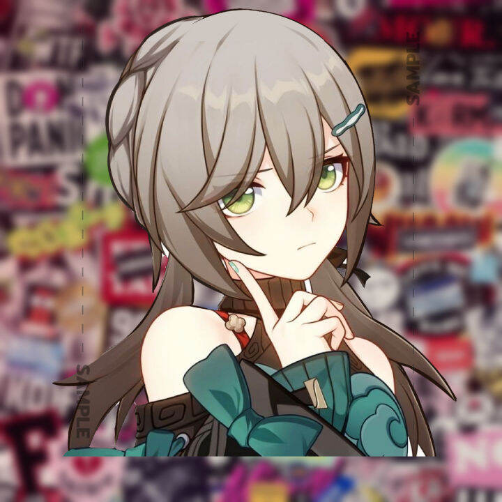 Qingque Honkai star rail สติกเกอร์ honkai star rail Game Sticker ...