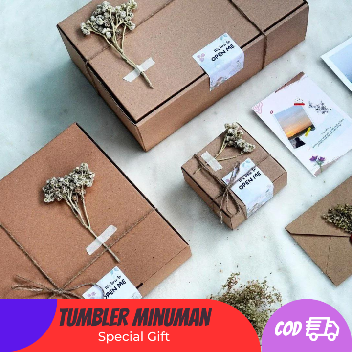 Hampers Gift Box Premium - Kardus Kotak Hadiah - Hadiah Box 20x20x5 ...