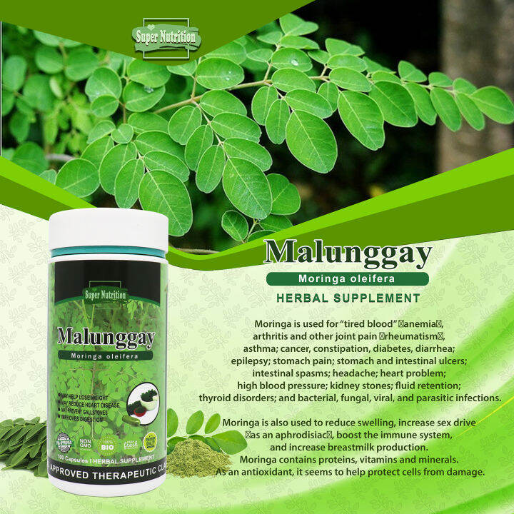 Organic Malunggay Capsules 100 Capsules | Lazada PH
