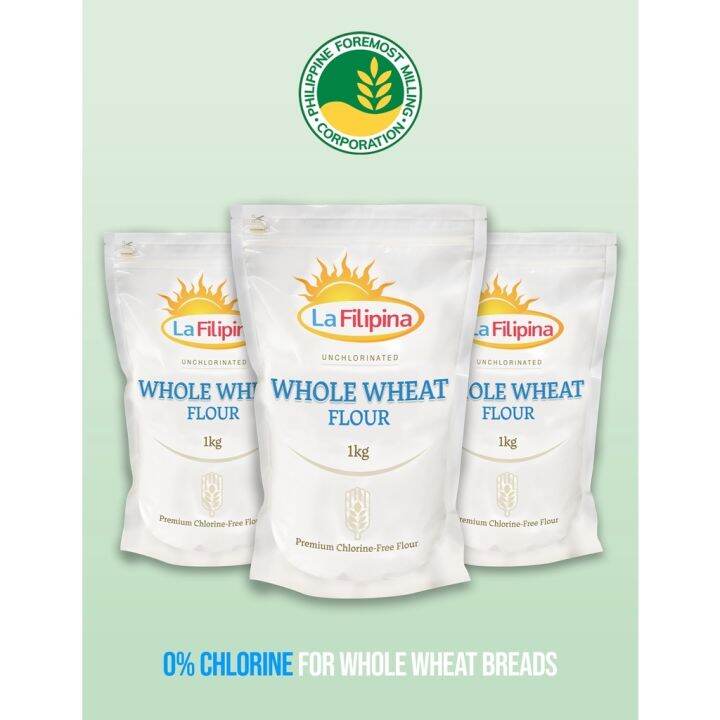 Fnmj La Filipina Unchlorinated Whole Wheat Flour 1kg | Lazada PH