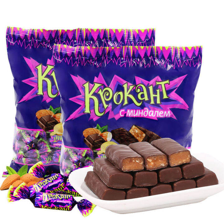 KDV Russian Purple Sugar Genuine Original Imported Praline Chocolate Sandwich Hi Candy Zero Food ...