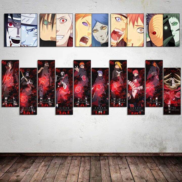 NARUTO Akatsuki Photo Tiles / Wall Decor / Anime Posters on Sintra ...