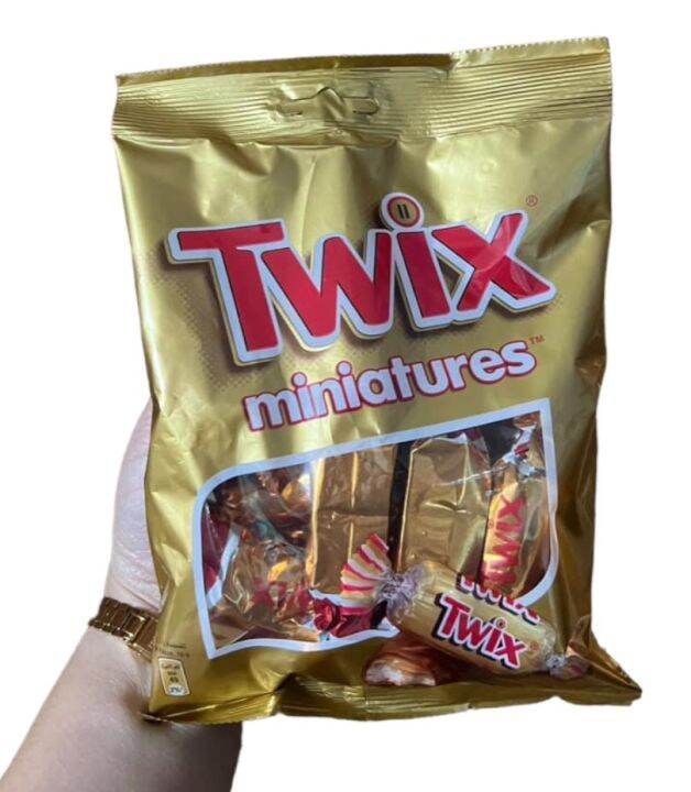 TWIX Caramel Miniatures Chocolate Cookie Bar Candy 150g | Lazada PH