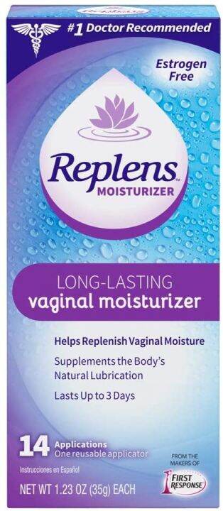 Replens Long Lasting Vaginal Moisturizer 14 ct with Reusable Applicator ...