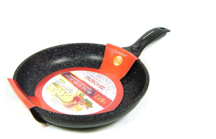 Korean Marble Coating Frypan, Kitchen Art Cello Premium Marble Coating ...
