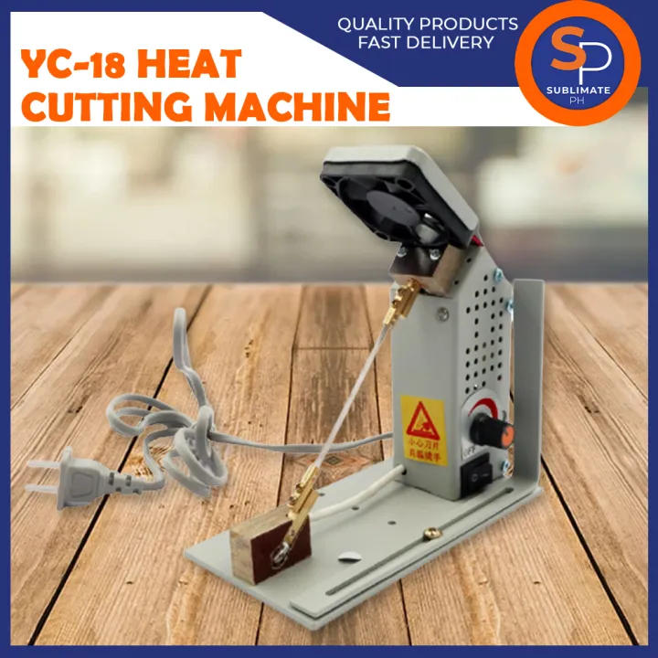Portable Heat Cutting Machine YC-18 ID Lace Cutter Satin Ribbon Elastic ...