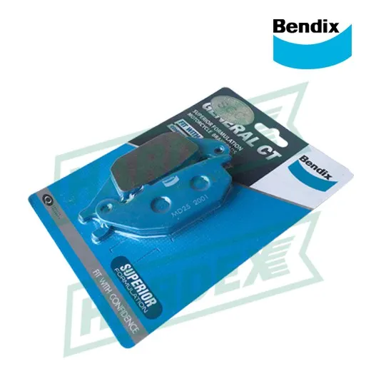 Bendix Motorcycle Brake Pads Rear for Yamaha Sniper 135, 150 MXI, TFX ...
