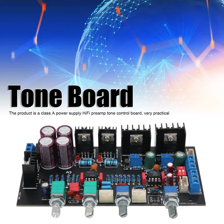 【มีของพร้อมส่ง】Tone Board A3 Class A HiFi พรีแอมป์4ปุ่มดิจิตอล Remover ...