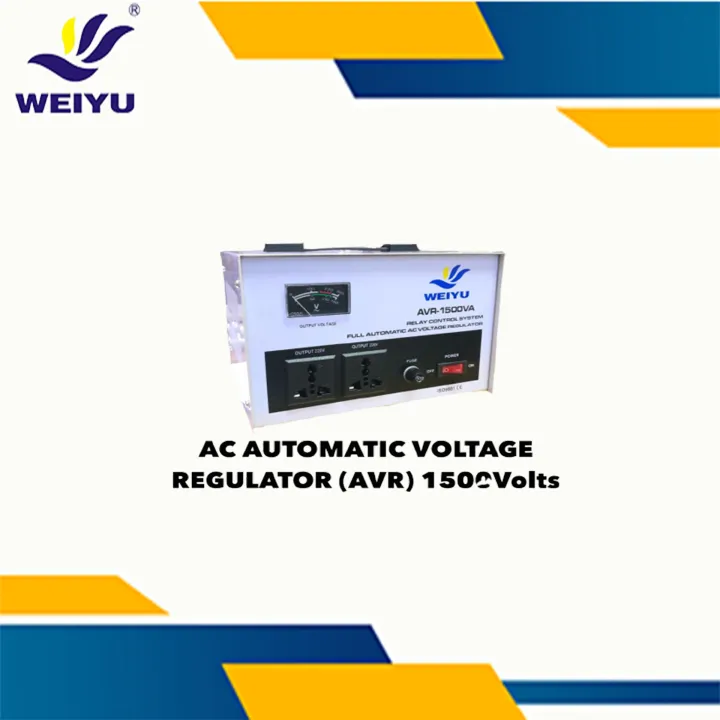 WEIYU AC Automatic Voltage Regulator AVR 1500V Watts | Lazada PH
