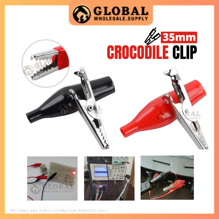 [READY STOCK] 35MM Metal Alligator Clip Crocodile Electrical Clamp ...