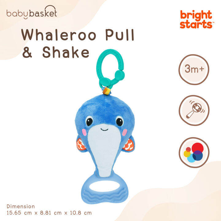 Whale-a-roo Pull & Shake จาก Bright Starts | Lazada.co.th