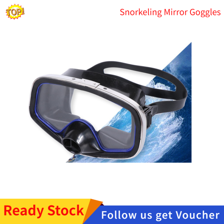 【Hot Sale】Tempered Glass Surface Diving Face Cover Goggles Underwater ...